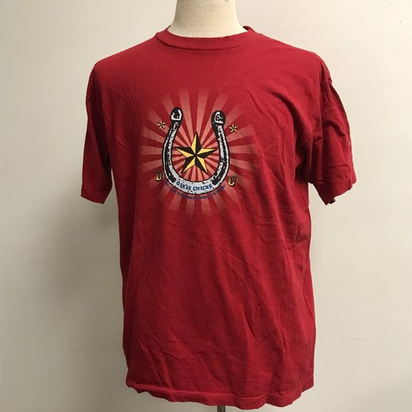 giant | Shirts | Vintage Dixie Chicks Red 203 Top Of The World Tour ...